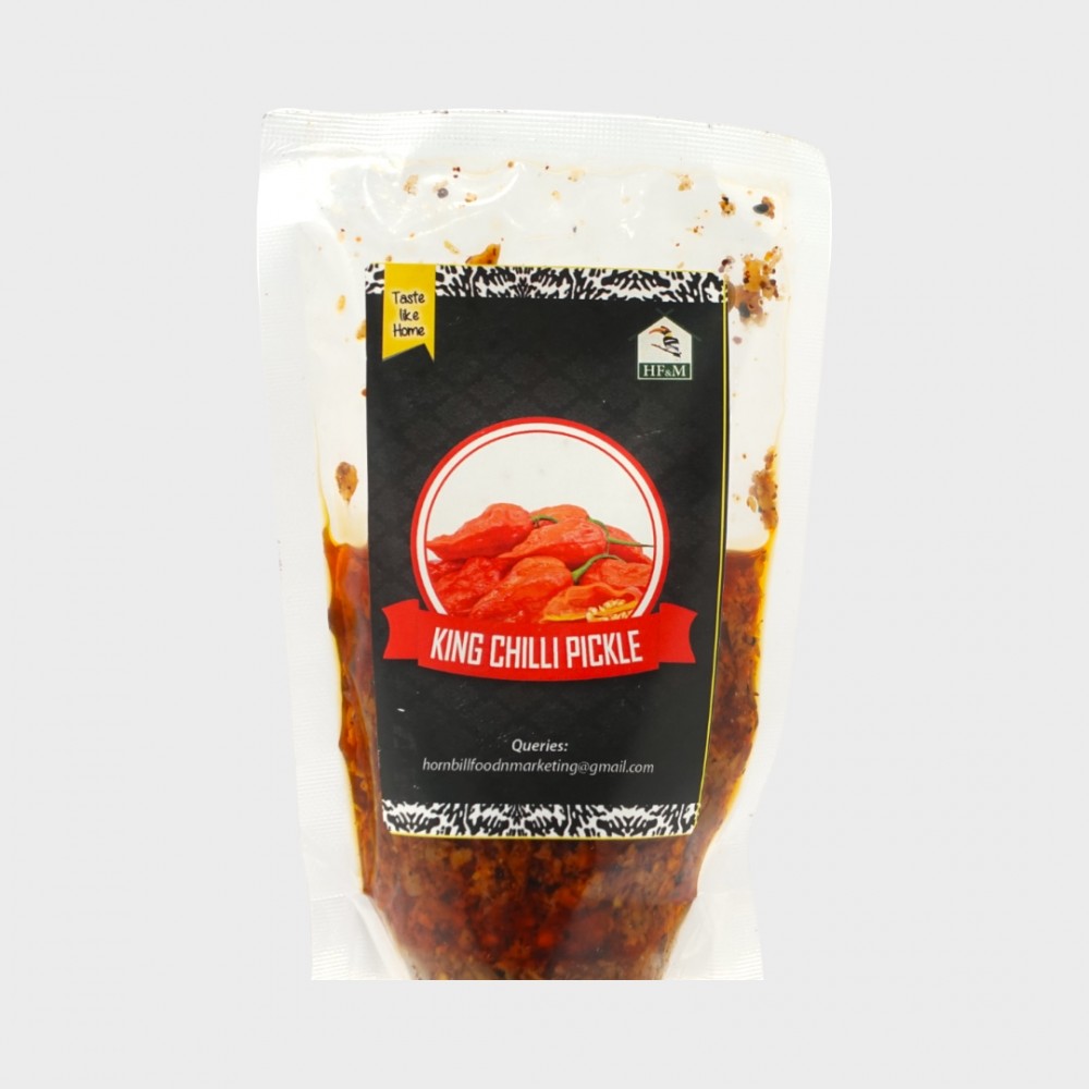 King Chili Pickle, Raja Mircha Pickle, Ghost Chilli from Nagaland