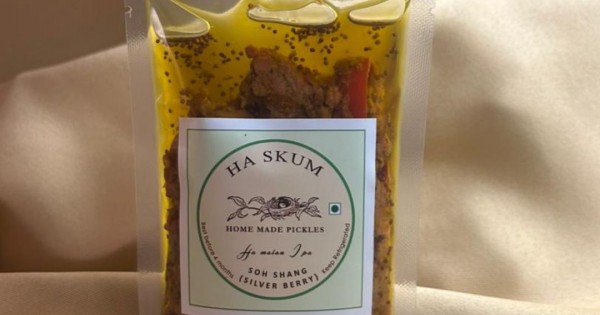 Sohshang, Silver Berry Pickle from Ha Skum, Shillong, Meghalaya